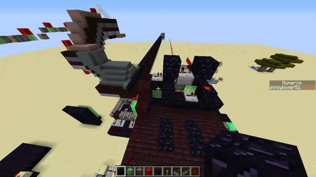 Minecraft 1.8 - Door 5x5 - Slime Block - YouTube
