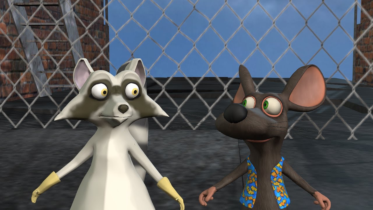 The Mouse & The Raccoon Goes To The City | iClone 7 Animation - YouTube
