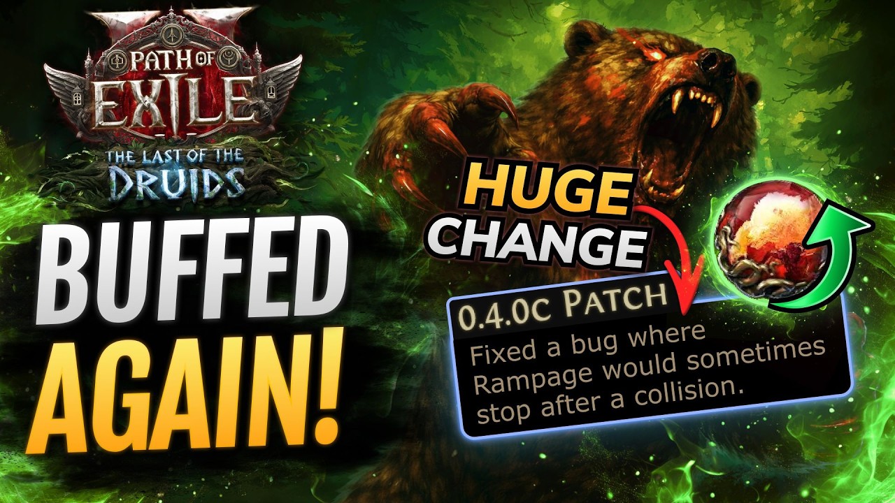 [PoE 2] Bear is BUFFED AGAIN! - HUGE Changes for Druid Builds In New ...