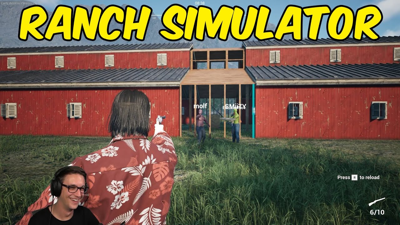 4 professional cowboys run Ram Ranch - YouTube