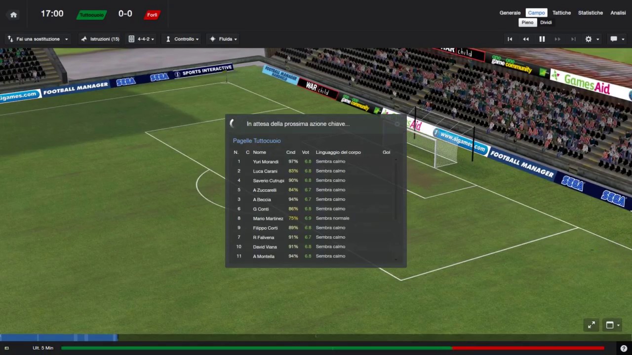 Football Manager 14 Gameplay ITA #30 Beffa nel finale - YouTube