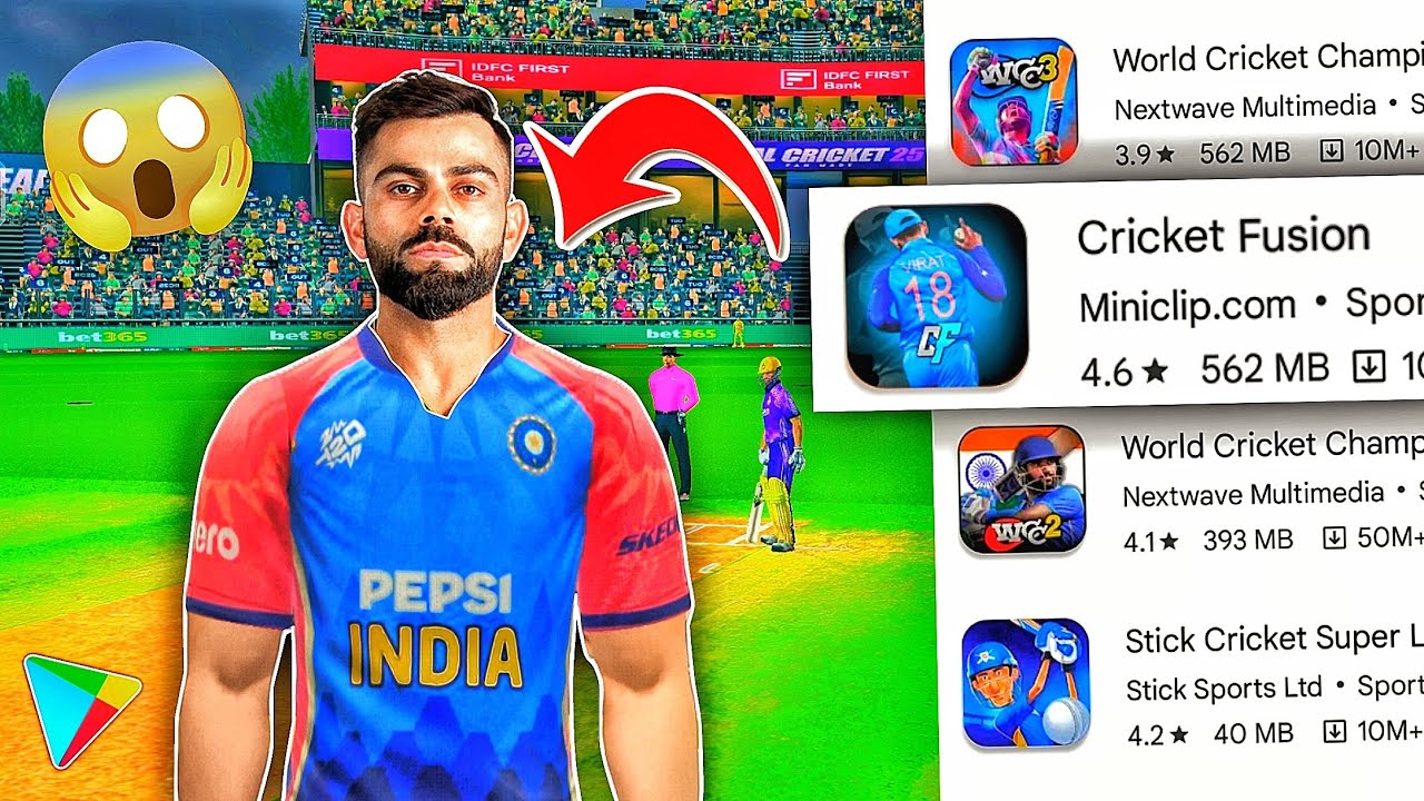 😯Baap Of All Cricket Games?? Cricket Fusion Is Better Than RC25 ...