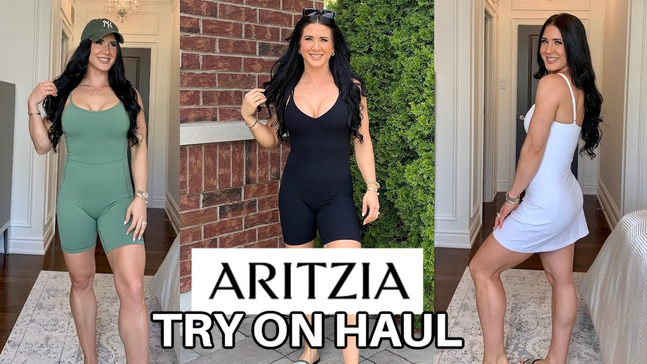 ARITZIA ROMPERS *TRY-ON HAUL* | honest review + watch before you buy ...