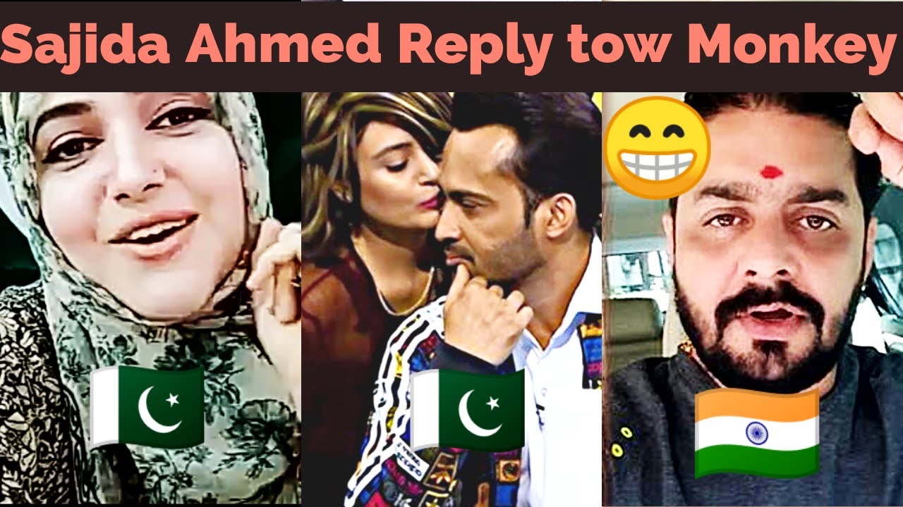 Sajida Ahmed Reply to Hindustani Bhau wakar zaka live - YouTube