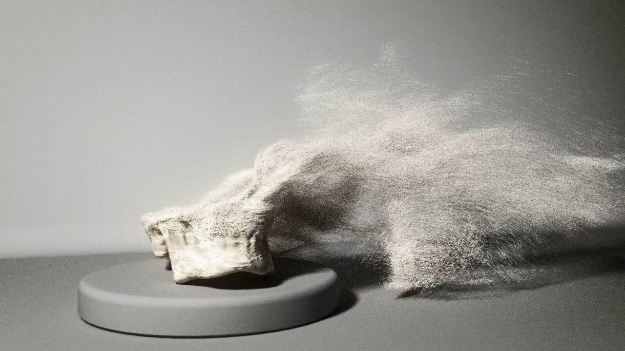 Maya - Basic Particle Dissolve Result - YouTube