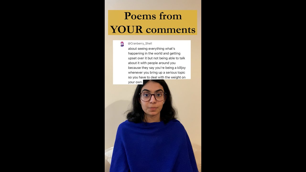 Killjoy | Spoken Word Poem by Sania Irfan | Prompt by @Cranberry_Shell ...