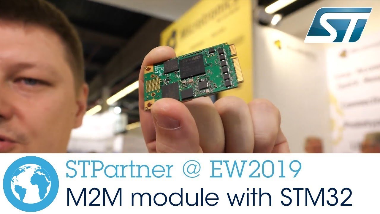 ST at Embedded World 2019 with STPartner Microtronics - YouTube