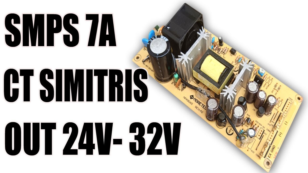 PENAMPAKAN SMPS 7A CT OUT 24V-32V EXTRX 12 ADJUSTABLE - YouTube