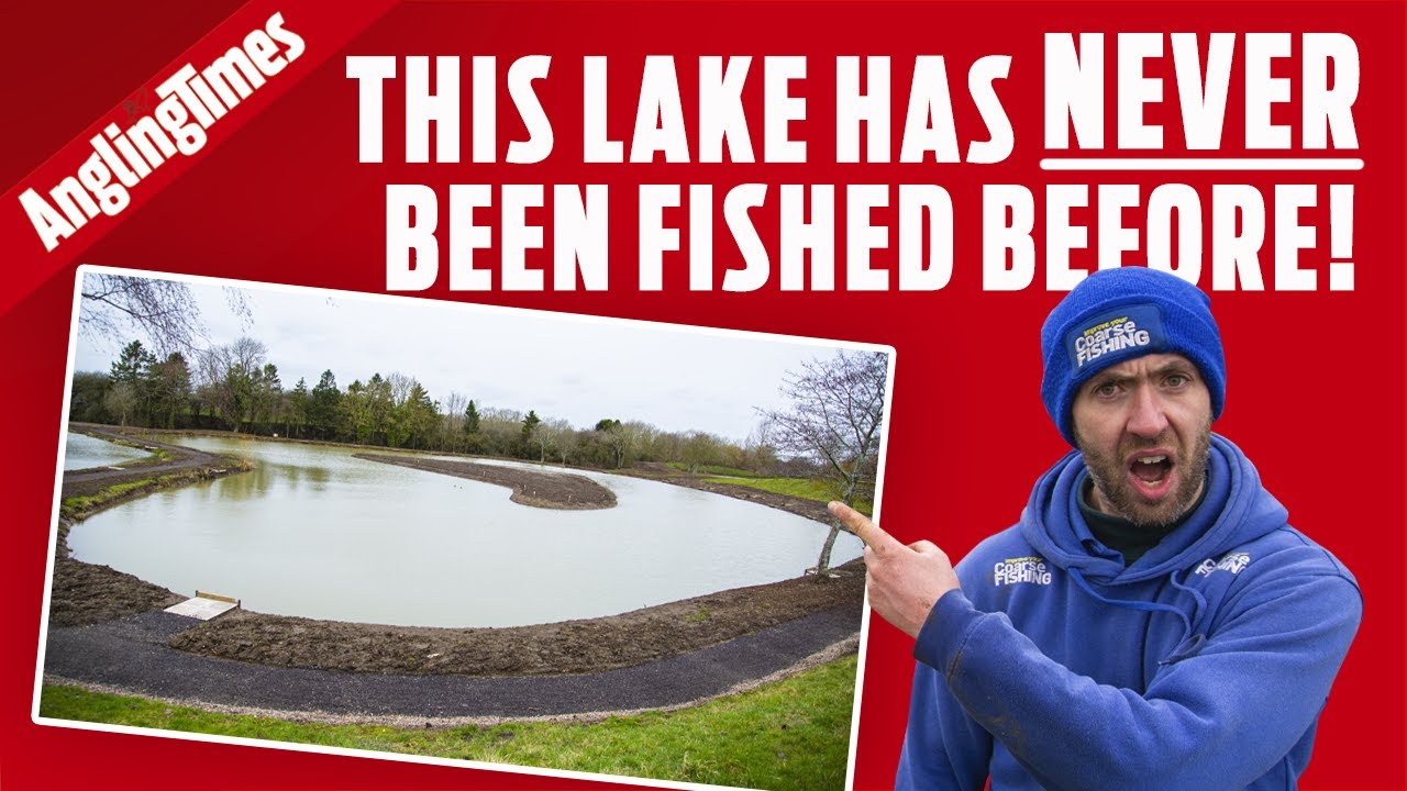 First look at a new fishing lake - what will we catch? - YouTube
