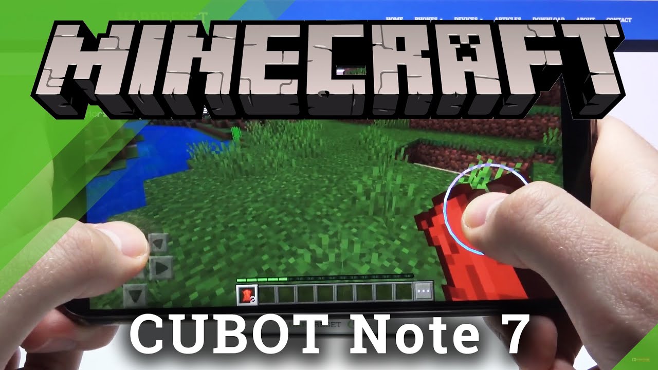 How to Play Minecraft on CUBOT Note 7 – Gameplay Test - YouTube