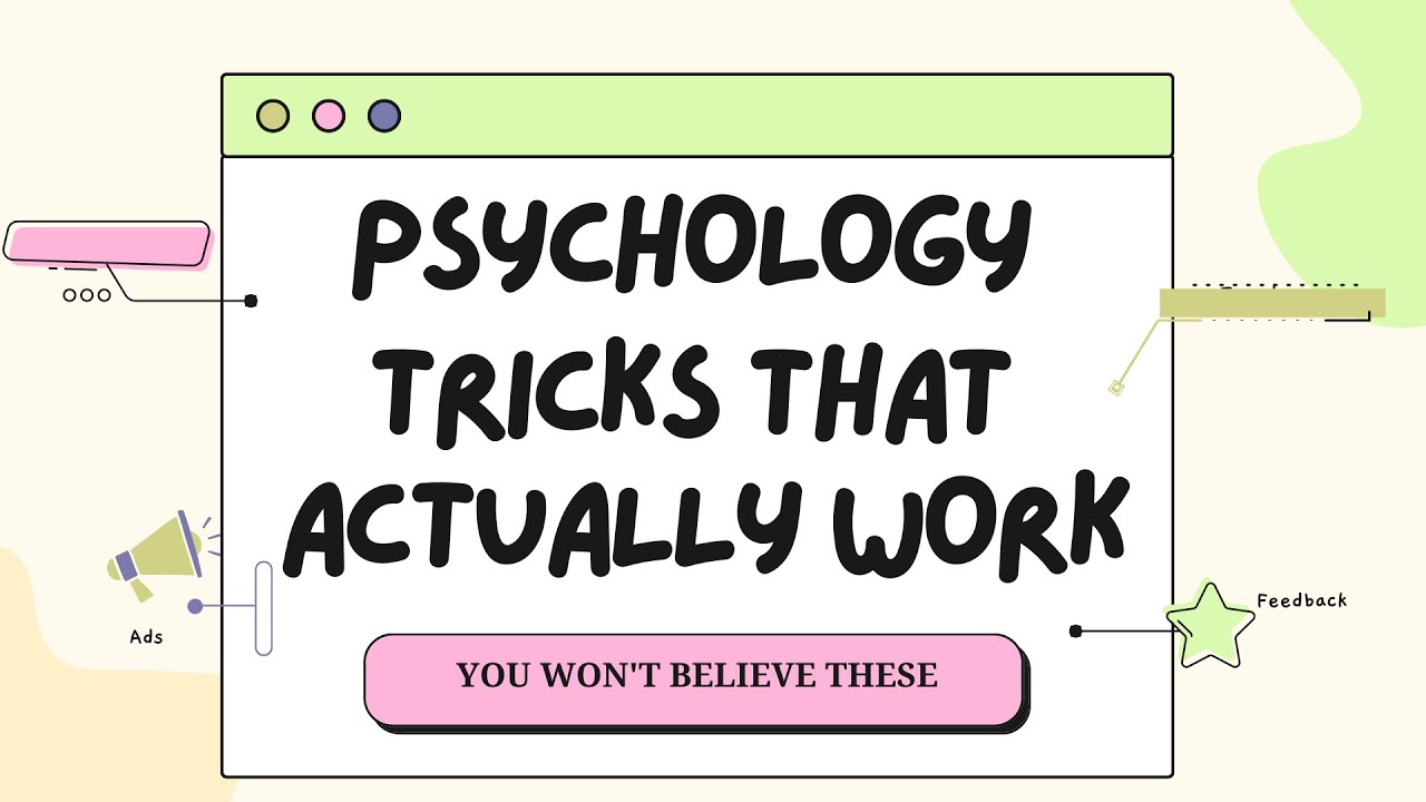 11 Psychology Tricks That Actually Work - YouTube
