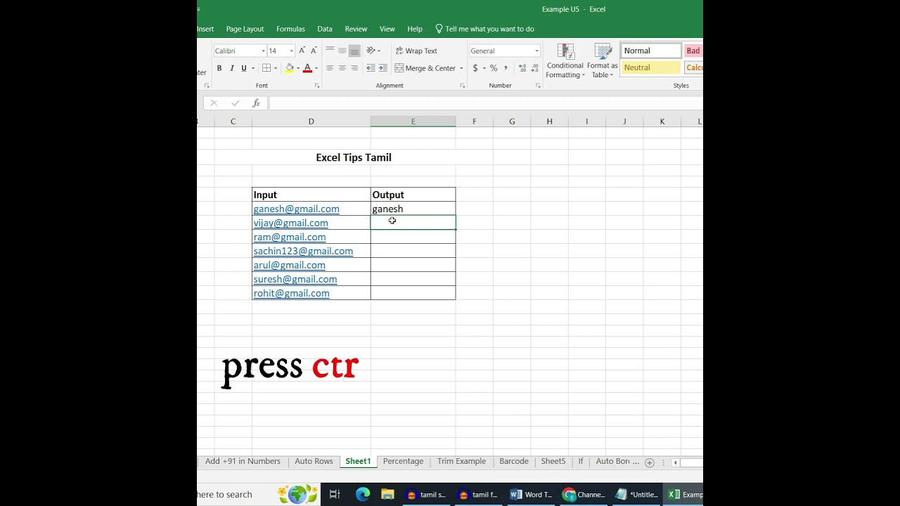 How To Extract Name From Email Address In Excel Tamil shorts YouTube How To Extract Name From Email Address In Excel Tamil shorts YouTube