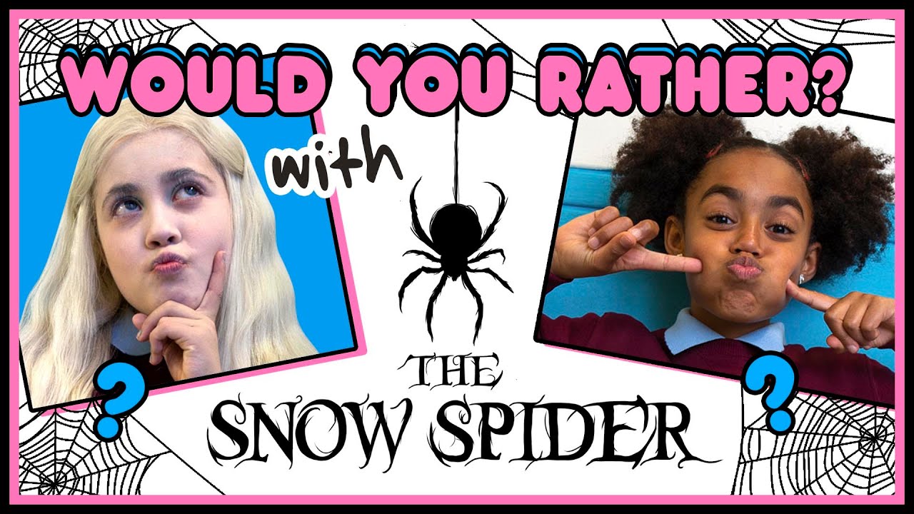 🤣Would You Rather with the cast of CBBC's The Snow Spider! | Girl Talk ...
