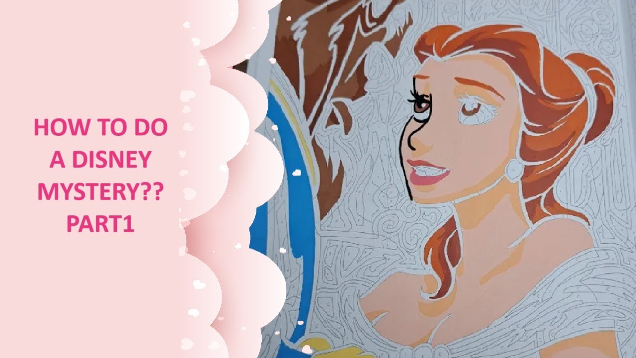 How to color Disney Mystery books - PART 1 - YouTube