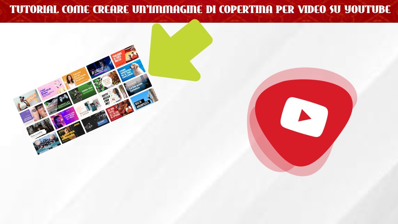 Come creare immagine di copertina per i propri video YouTube!!! "easy ...