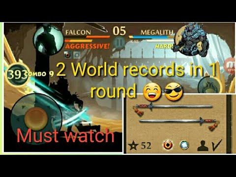 Shadow fight 2 world record with hermit swords || Sf2 world record 😄 ...