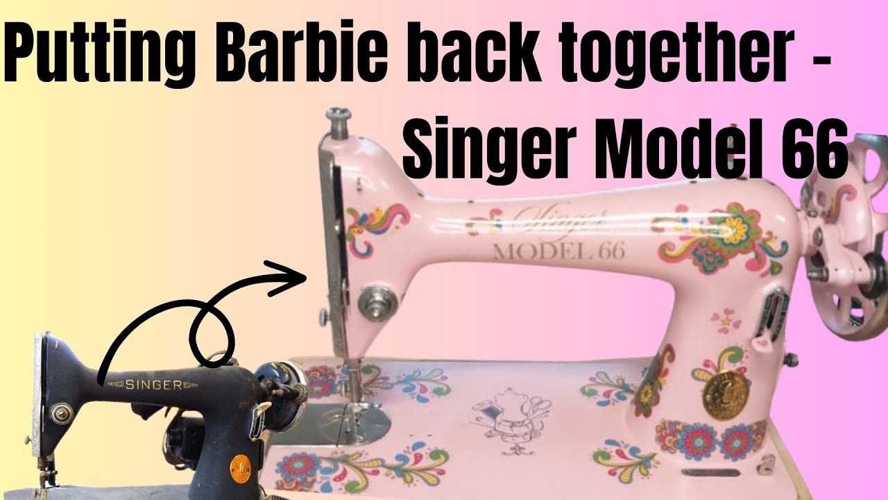 Putting Barbie Together - A transformed Singer 66 Godzilla/Crinkle ...