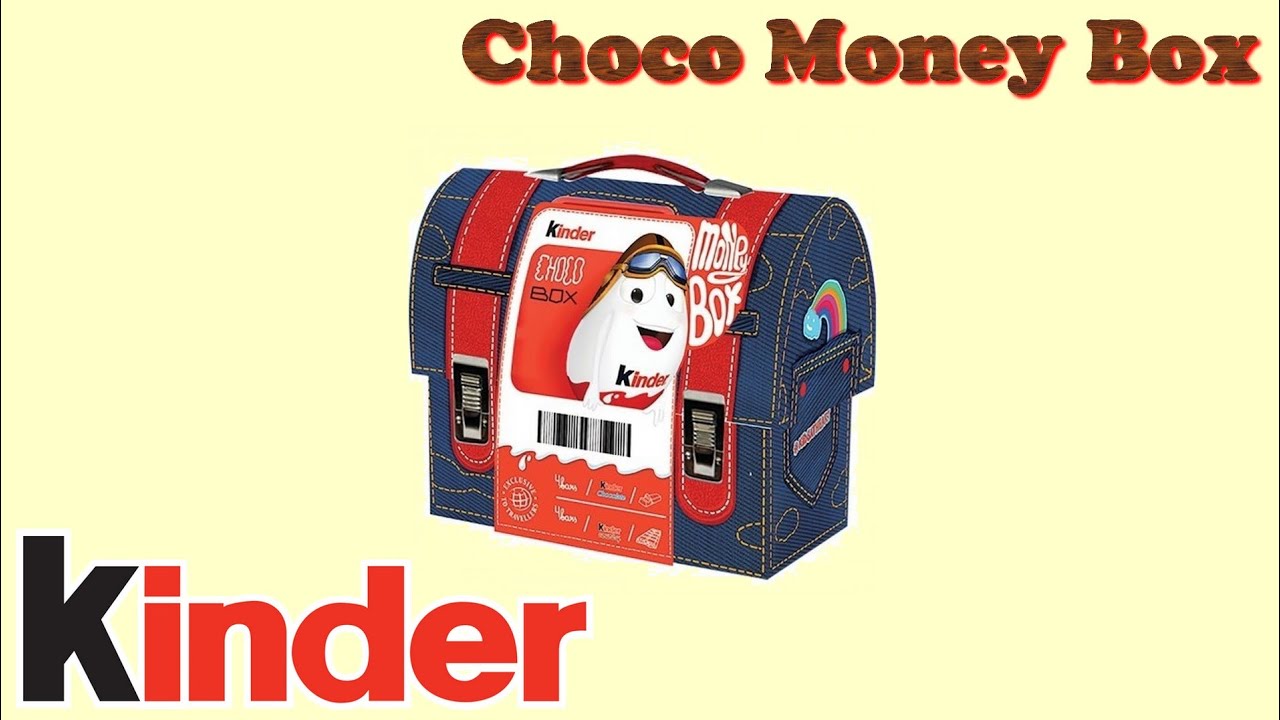 Ferrero Kinder Choco Money Box | Kinder Κουμπαράς - YouTube