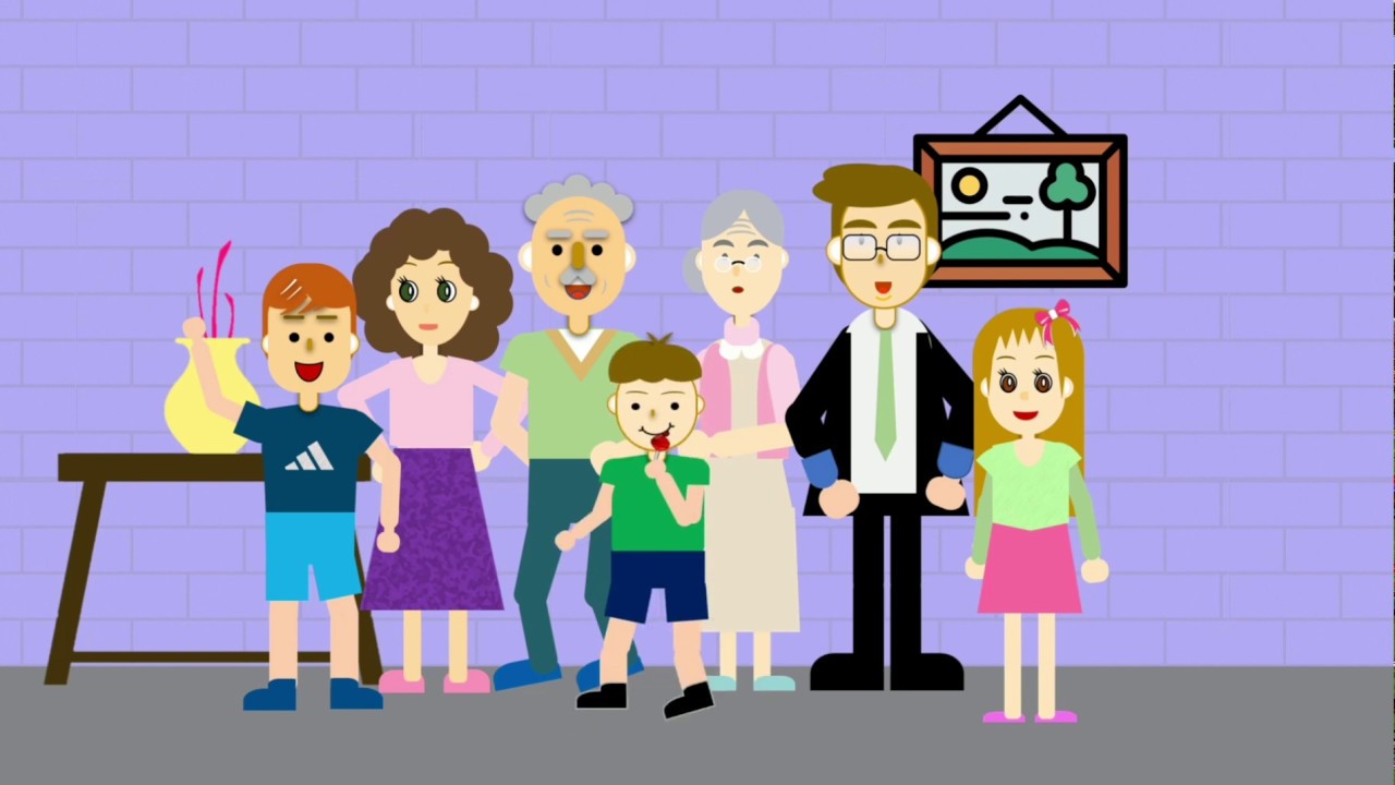 Learn Family Members in Chinese-我的家 wǒ de jiā-pinyin Chinese characters ...