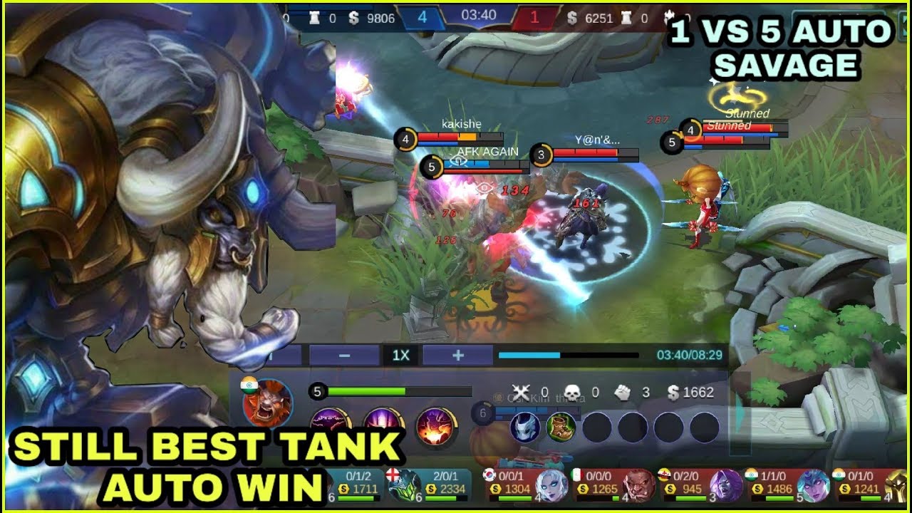 MINOTAUR BEST GAMEPLAY AND BEST BUILD | MOBILE LEGENDS - YouTube