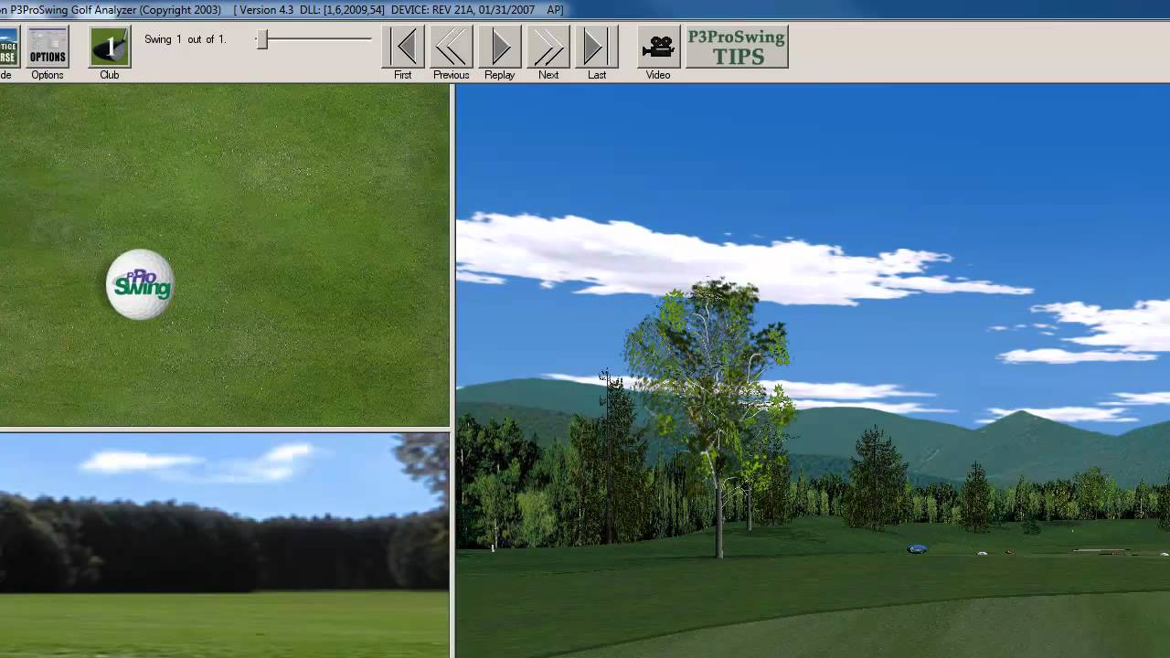 P3ProSwing Golf Practice Modes - YouTube