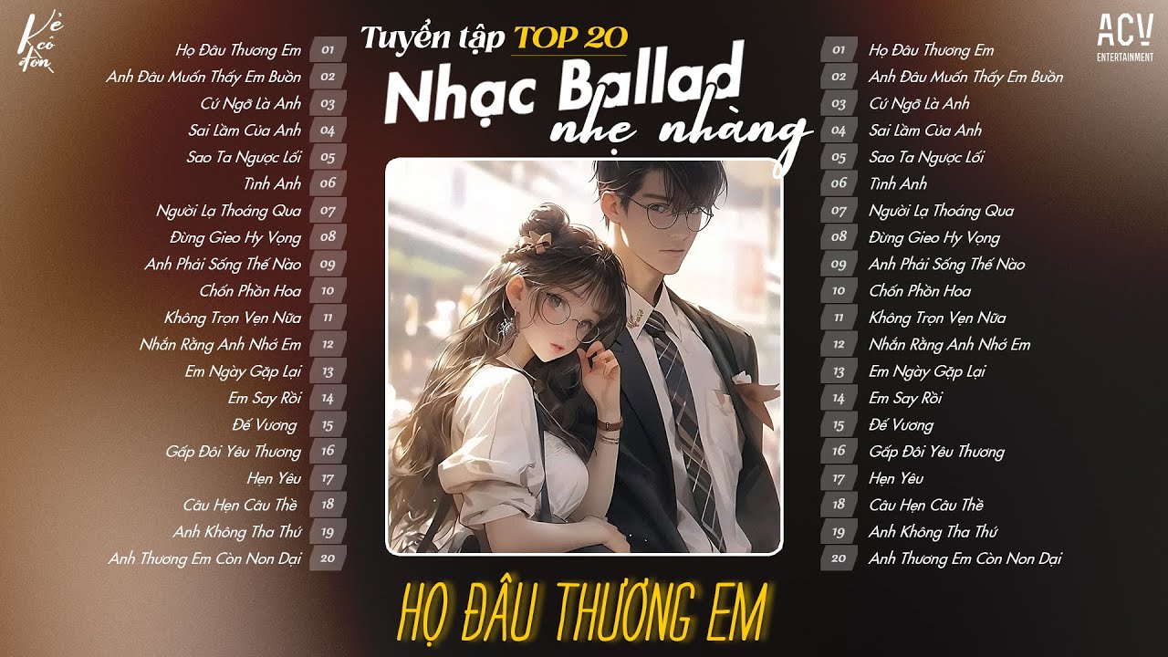 TOP 20 Bản Nhạc Trẻ Ballad Việt Buồn Hay Nhất - Nhạc Ballad Hay Nhất ...