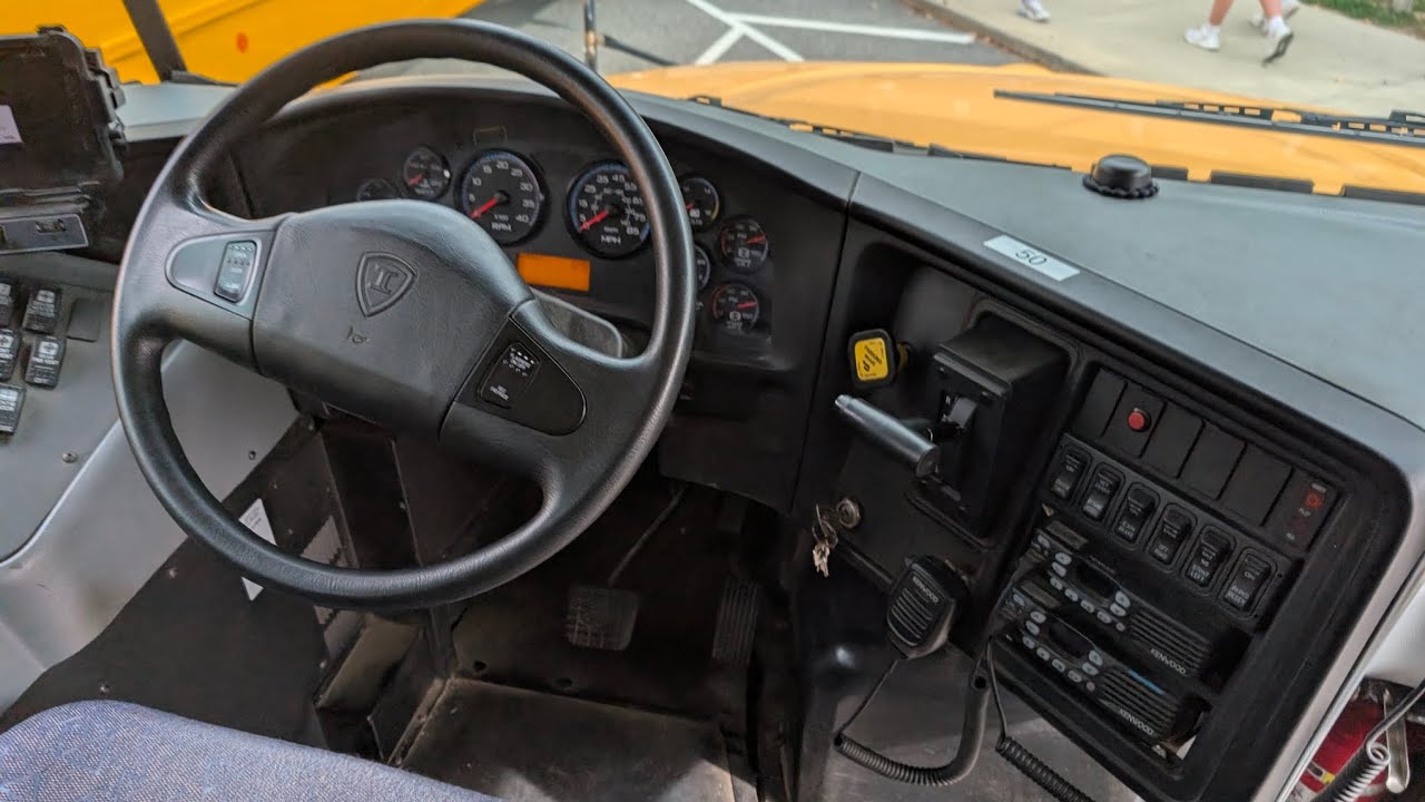 2021 IC CE school bus ride along diesel (STARTUP INCLUDED) bus 346 ...