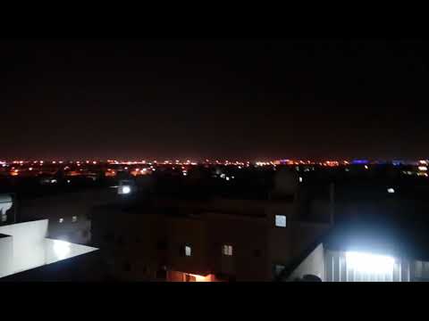 saudi arab Riyadh city .night time show camera