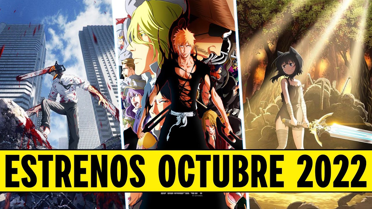 🔸 ESTRENOS ANIME OTOÑO ( Octubre) 2022 | NUEVOS ANIMES DEL 2022 - YouTube