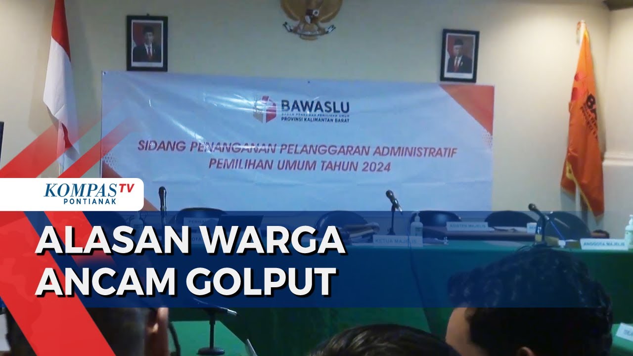 Warga Ber KTP Pontianak yang Masuk DPT Kubu Raya Ancam Golput - YouTube
