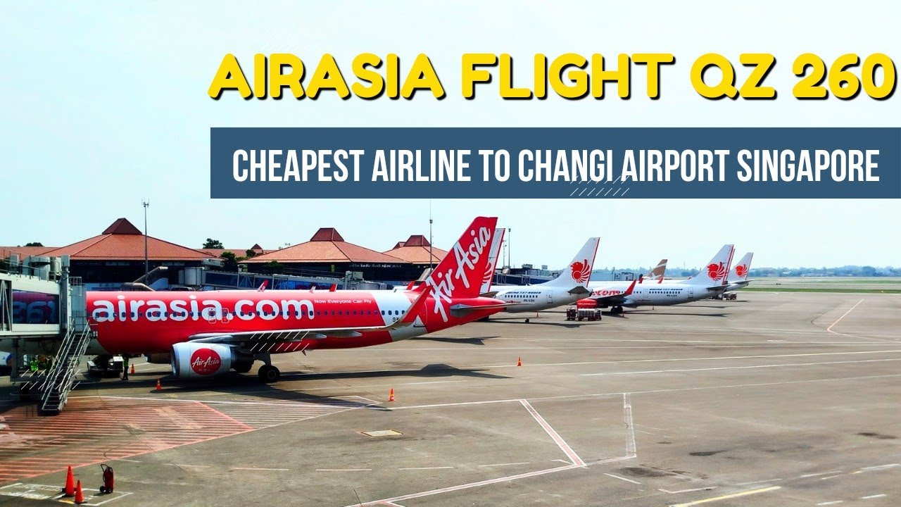 I Tried The World's Cheapest Airline: AirAsia QZ 260 - YouTube