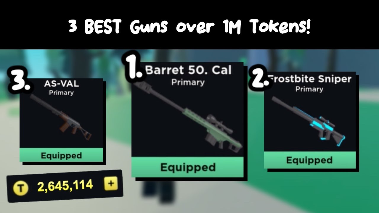 Roblox Base Battles: The 3 BEST Guns Over 1M! - YouTube