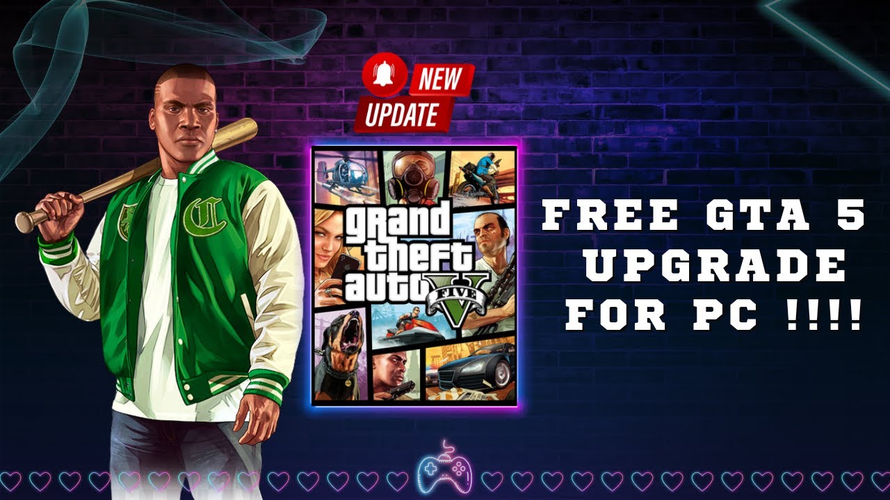 Free GTA 5 Upgrade For All PC Gamers !!!! Yeshwin Gaming News #1 - YouTube