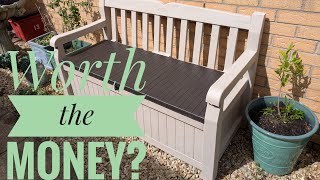 Keter Eden Bench 265L  bench with storage - worth the Money? Easy to build? #ad