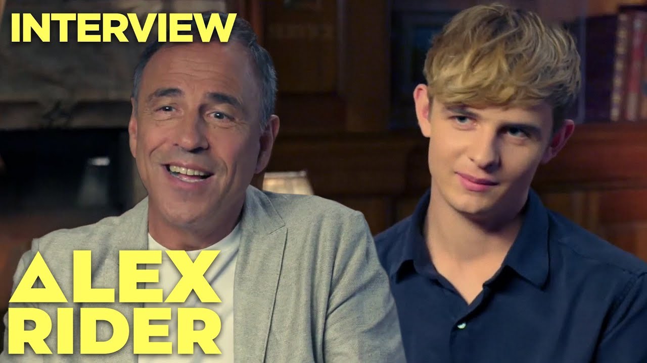 #AlexRider | Otto Farrant & Anthony Horowitz Interview - YouTube