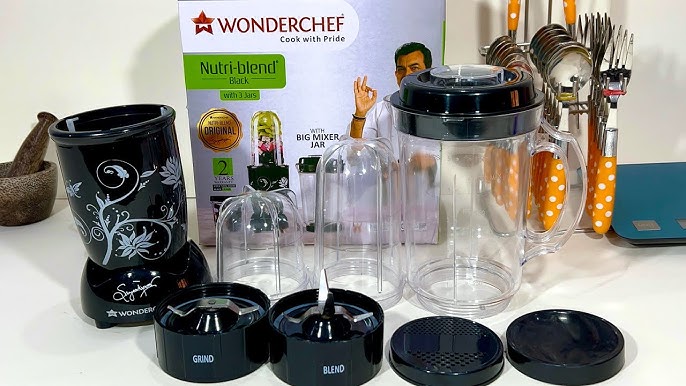 Buy Wonderchef Nutri-Blend 400W Jars Juicer Mixer Grinder,, 50% OFF