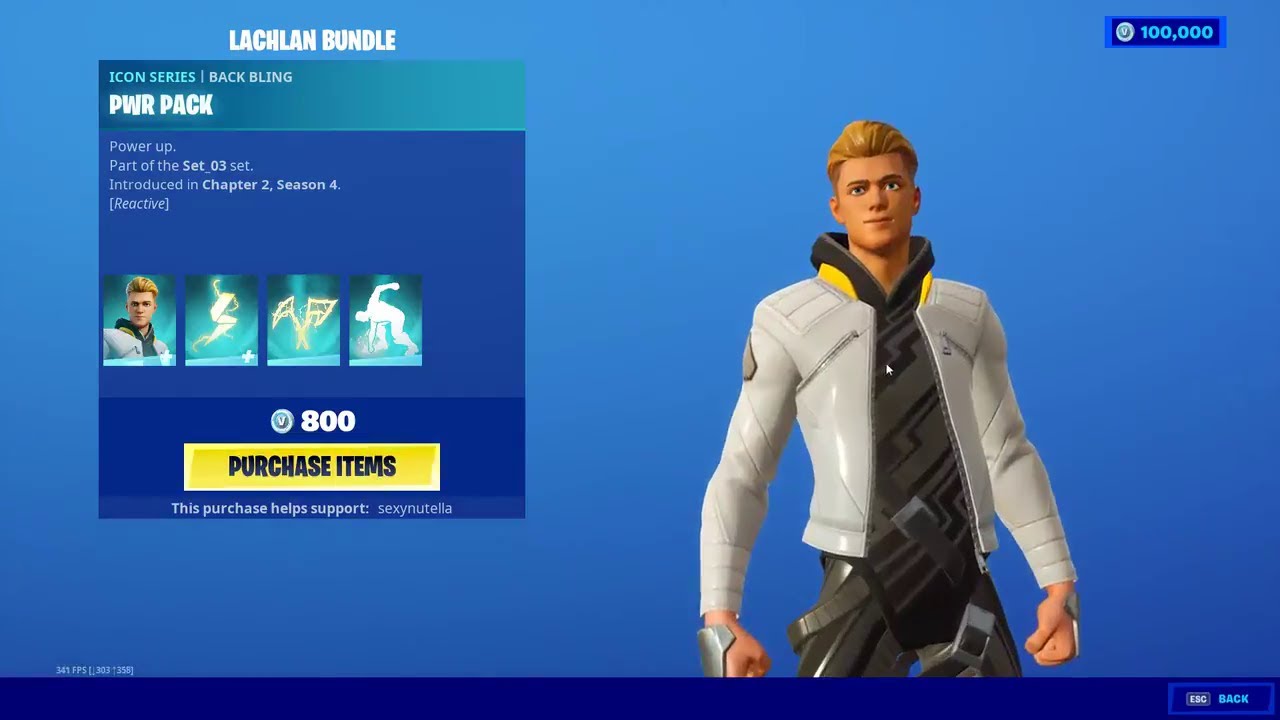 Lachlan Skin Bundle Showcase Fortnite - YouTube