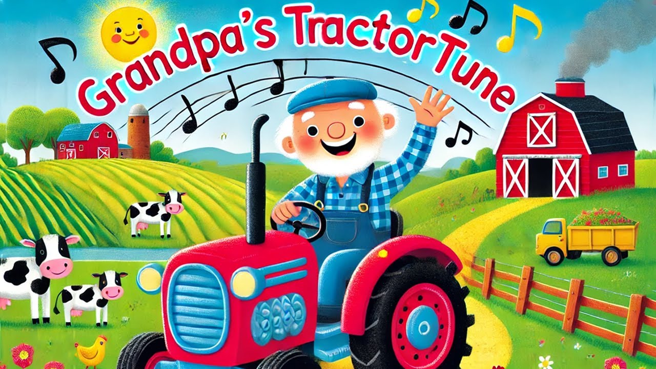 Grandpa's Tractor Tune - Fun Kids Song - YouTube