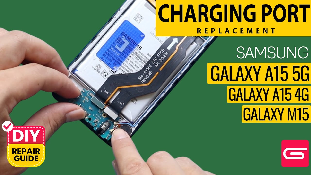 Samsung Galaxy A15 5G Charging Port Board Replacement | A15 4G, M15 ...
