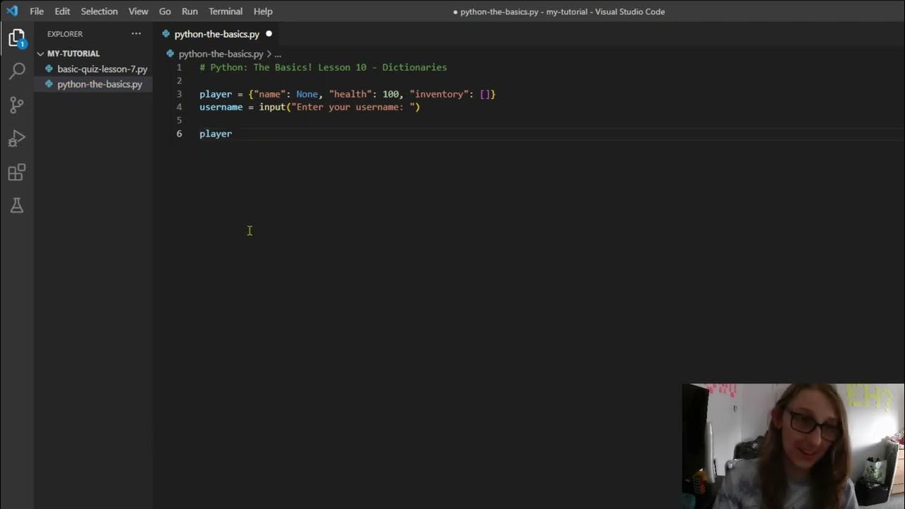 Python: The Basics! (10) - Dictionaries - YouTube
