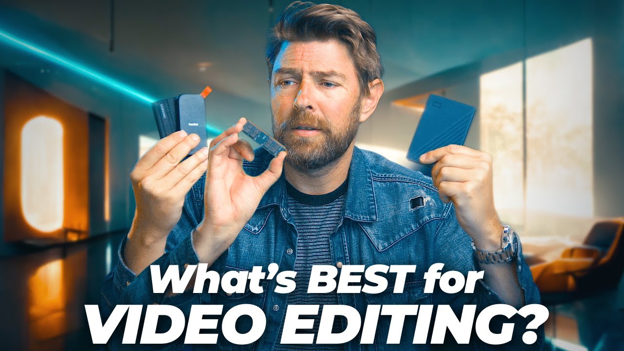 SPEED UP your VIDEO EDITING using the right EXTERNAL HARD DISK! - YouTube