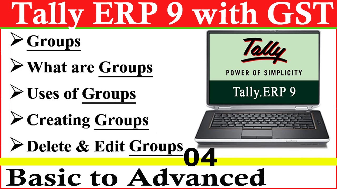 Groups in Tally ERP9 | What are Groups in Tally | Uses of Groups in ...