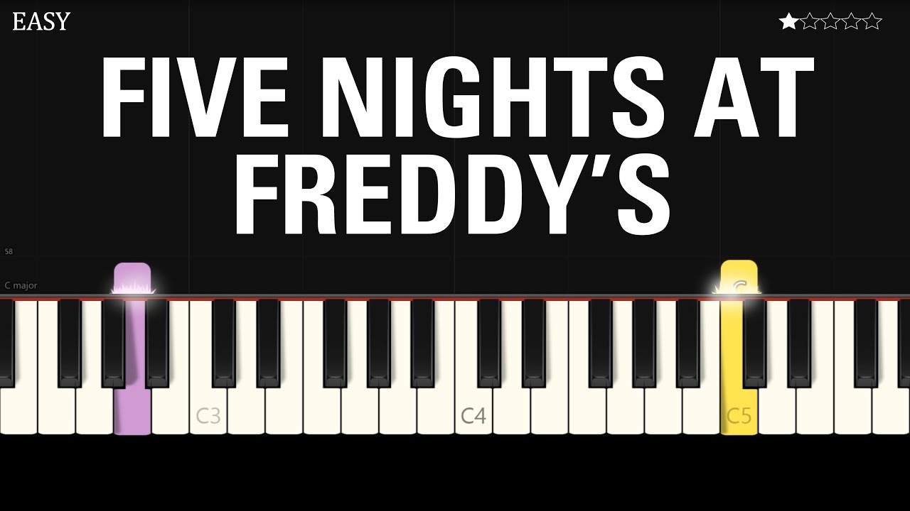 Five Nights at Freddy's Song | Easy Piano Tutorial - YouTube
