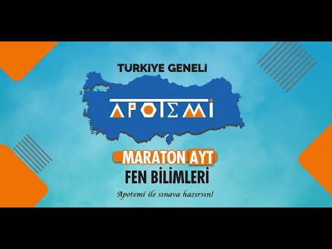 MARATON TÜRKİYE GENELİ AYT FEN BİLİMLER ÇÖZÜMLERİ - APOTEMİ YAYINLARI
