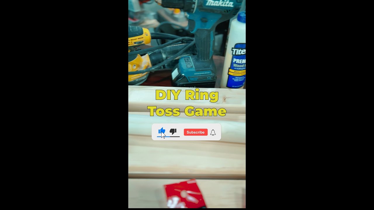 DIY Wooden Ring Toss Game: How to Make a Fun and Stylish Ring Table ...