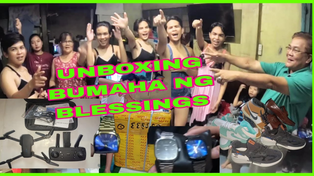 UNBOXING UMULAN NG BLESSINGS MARAMING SALAMAT PO EDITHA MIX VLOG LAHAT NG KBO FAMILY MAYRON DIN ...