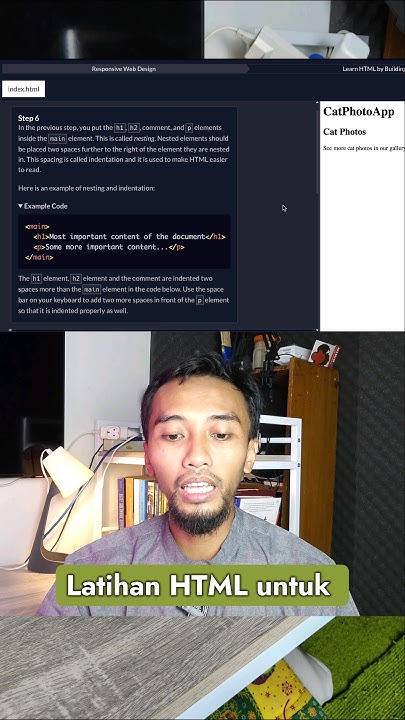 Belajar HTML dari Nol Struktur Code HTML - YouTube