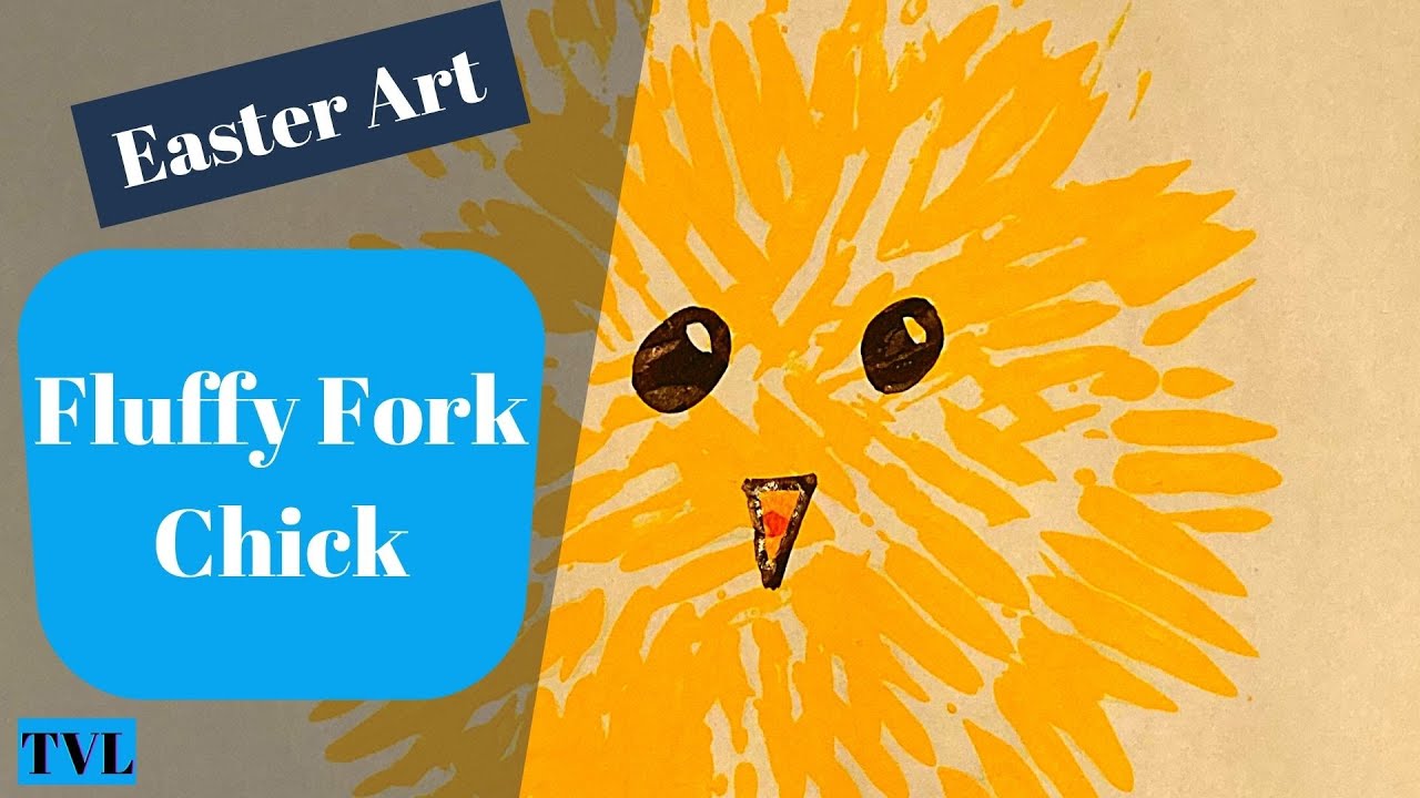 Team V Learning - Easter - Art - Fluffy Fork Chick - YouTube