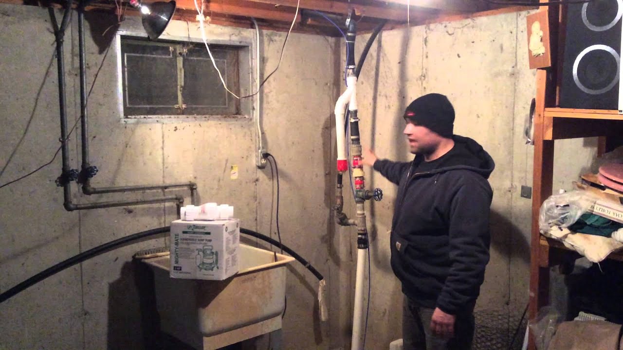 Matt The Plumber in Elgin, Il - Sump Pump Repair [Before] - YouTube