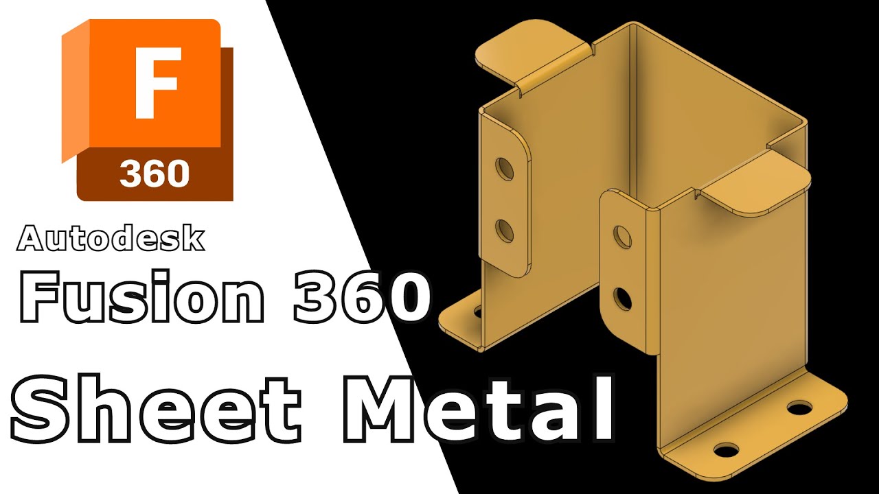 Fusion 360 Sheet Metal Tutorial | Beginners Guide - YouTube